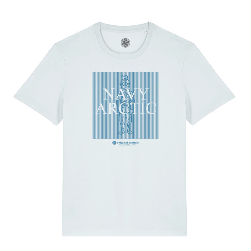 Deep-Sea Casual Strip - Ice Blue T-shirt – Original Casuals